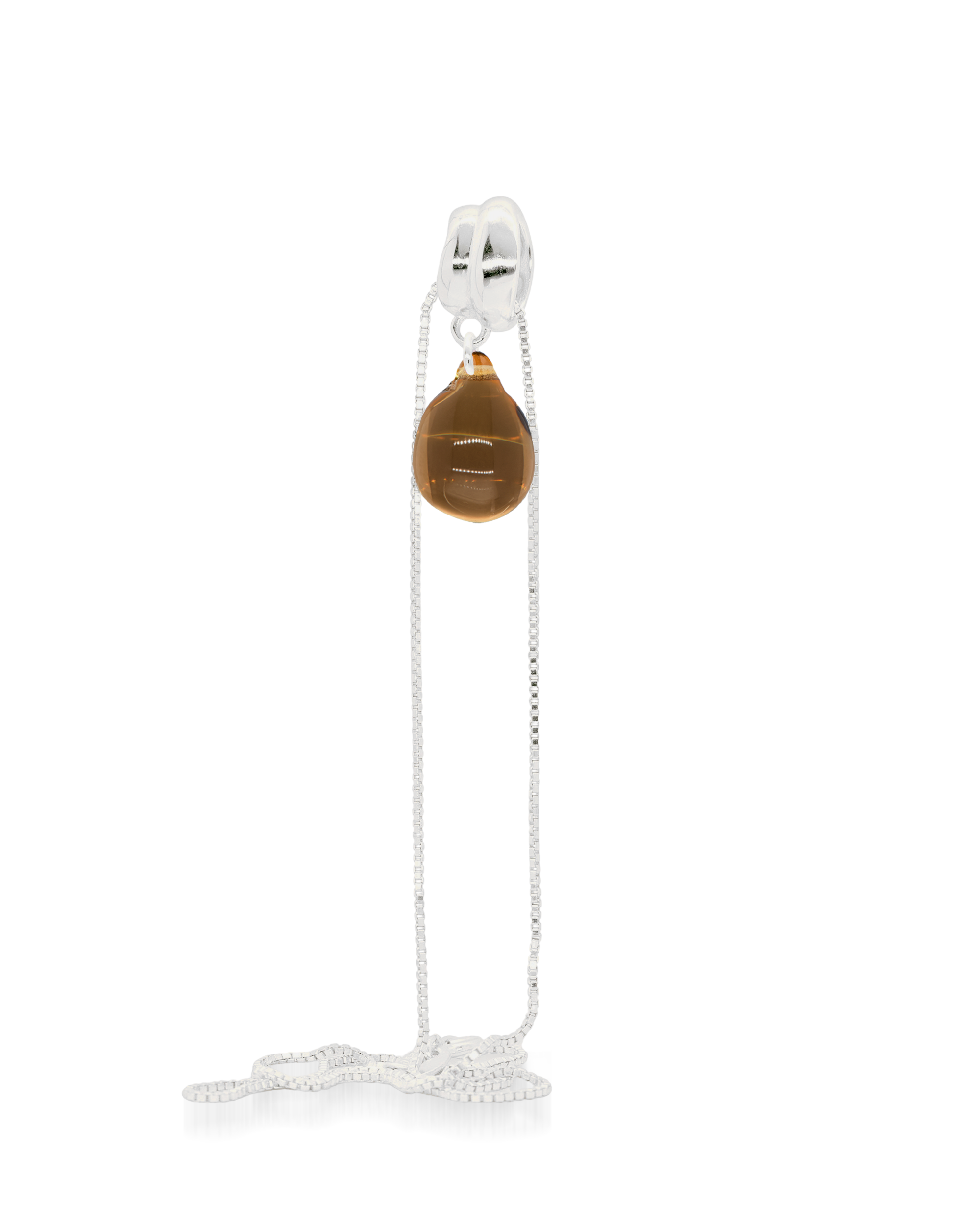 Sugar Drop Choco in Silver | Necklaces | ANNELE