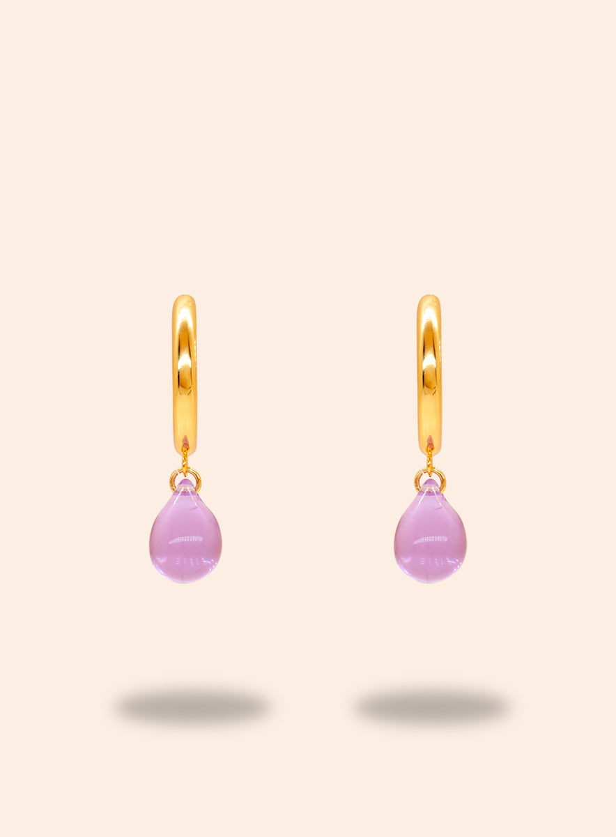 Sugar Drop Violet | Earrings | Annele – ANNELE